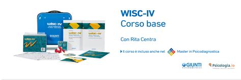 Wisc Iv Training Per Lutilizzo Del Test