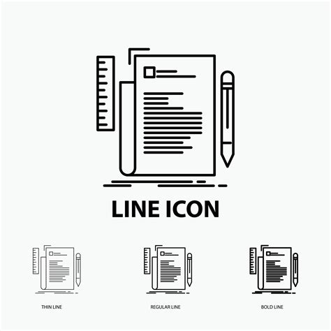 Code Coding File Programming Script Icon In Thin Regular And Bold Line Style Vector