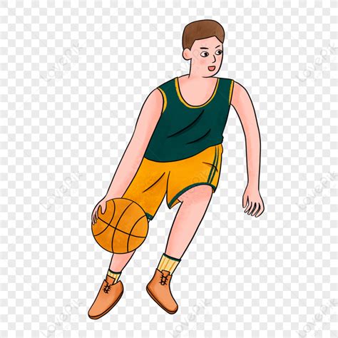 드리블하는 농구 선수 Png 일러스트 무료 다운로드 Lovepik