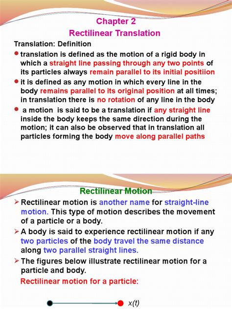 Rectilinear Motion Definition And Examples Pdf Acceleration Velocity