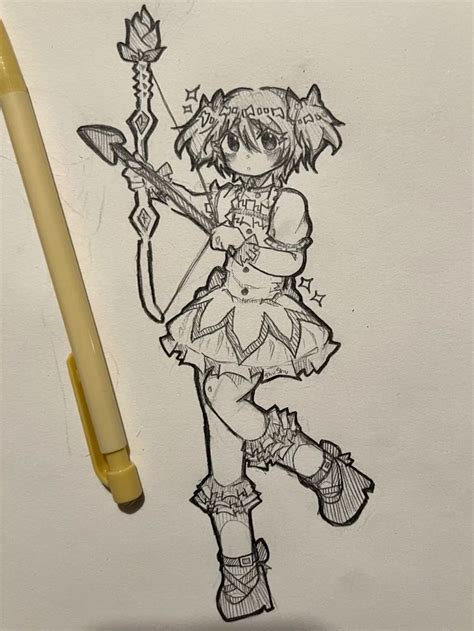 Madoka Magica 3 In 2025 Cute Drawings Doodle Art Designs Sketch Book