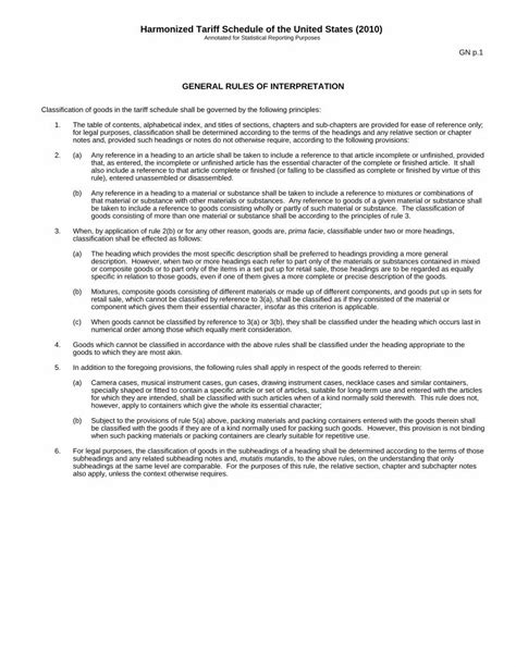 Pdf General Rules Of Interpretation Publications