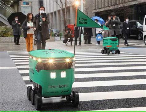 Uber Eats Robot Delivery Service Coming To Nihonbashi Area Japan Forward