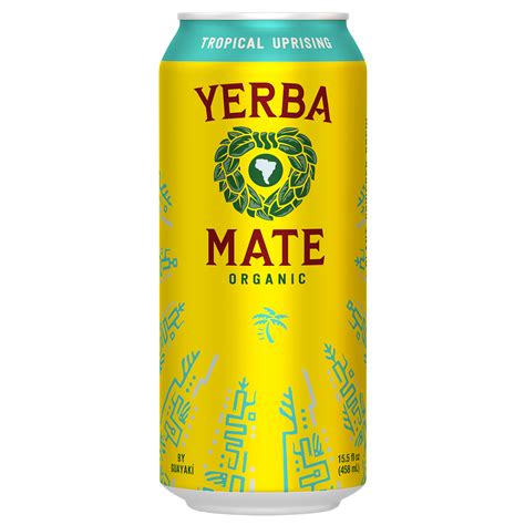 Guayaki Tropical Uprising Yerba Mate 155oz Can Grocery Sale Snacks