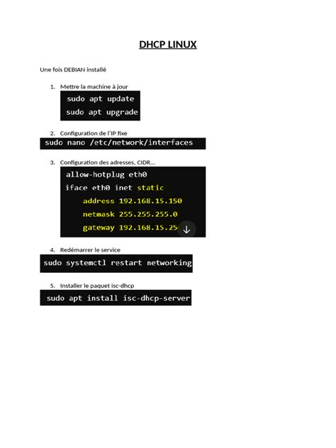 Dhcp Linux Pdf