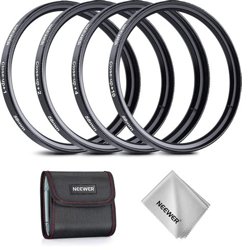 Photo Rapprochee Kit Filtres Macro Vivitar 1 2 4 10 Pour Photos Rapprochées Avec Objectif