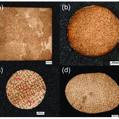 Microstructure Of Cross Sections At Heights Of 25 Mm A 40 Mm B 48 Download Scientific