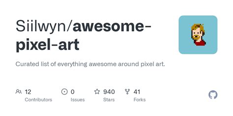 Github Siilwynawesome Pixel Art Curated List Of Everything Awesome