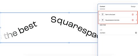How To Add Horizontal Scrolling Text To Squarespace