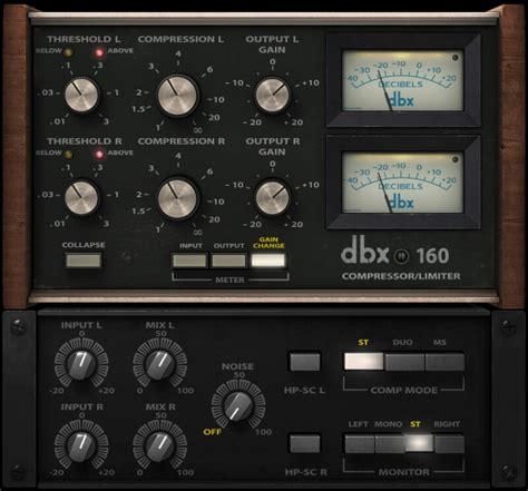 Buy Dbx® 160 Compressor Limiter Compressor Plugin Boutique