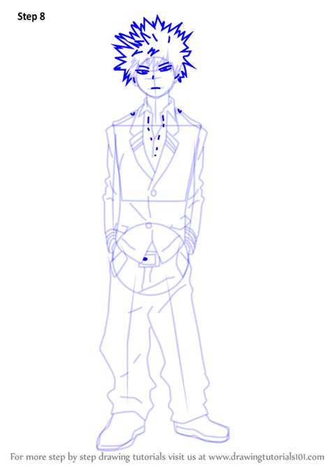 How To Draw Katsuki Bakugo From Boku No Hero Academia Boku No Hero Academia Step By Step