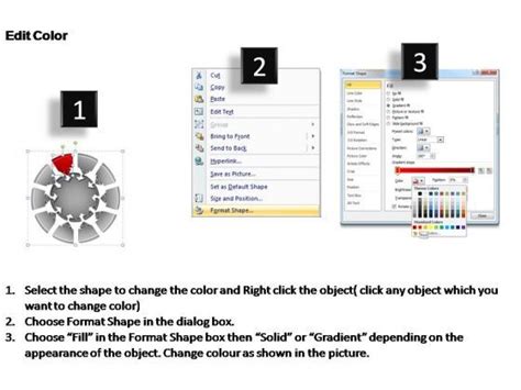 PowerPoint Process Strategy Pie Chart With Arrows Ppt Themes