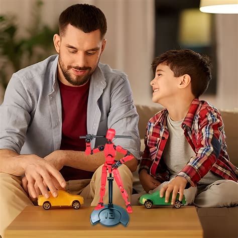 Harlier Assembled T13 Action Figure With Stand 3d Printed Dummy 13 Action Figure Assembled