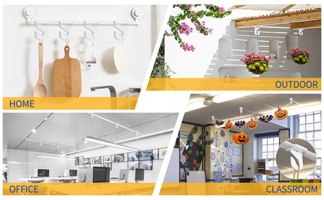 Wakhow 20 Pairs Drop Ceiling Hooks For Hanging Suspended Track Ceiling Tile Clips Ceiling Grid