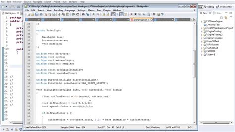 27 3d Game Engine Tutorial Point Lights Part 1 Youtube