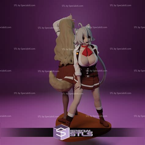 Rinia Dedorudia And Pursena Adoldia 3d Printing Model Mushoku Tensei