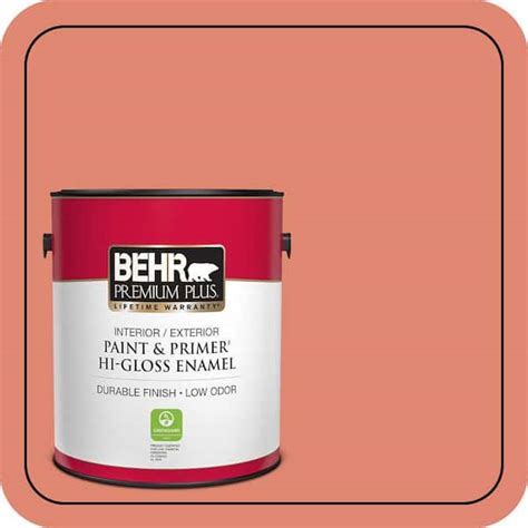 Behr Premium Plus 1 Gal 200d 5 Guava Jam Hi Gloss Enamel Interior