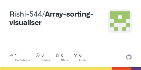 GitHub Rishi 544 Array Sorting Visualiser