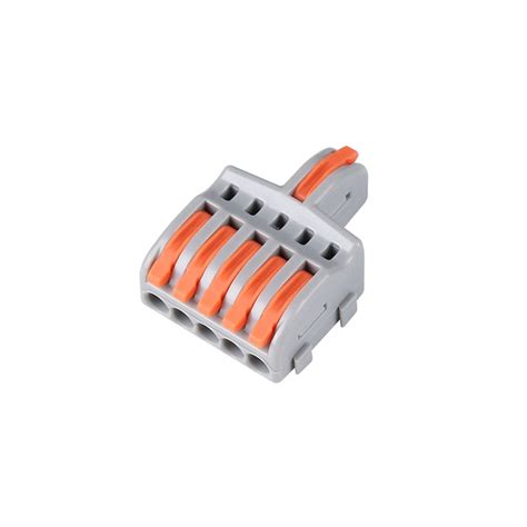Quick Connector 1 Input 5 Output Electrical Splitter Push In Terminal