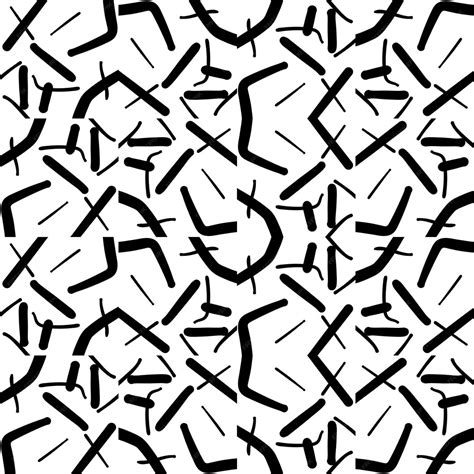 Premium Vector Abstract Messy Textured Seamless Pattern With Sticks Squares Geometric Shapes