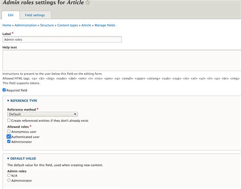 8 How Can I Create An Entity Reference Field To List A Subset Of Roles Drupal Answers