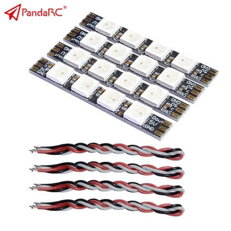 Pandarc Ws2812 Programmable Rgb Led 4 Pack Diyfpv