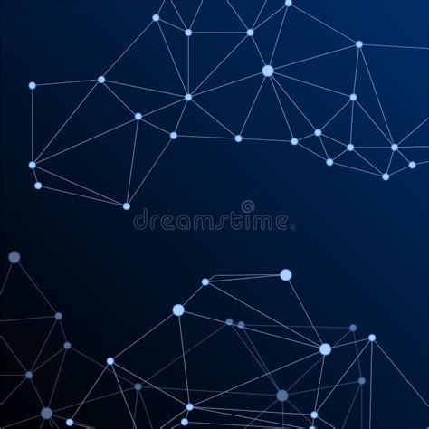 Gometric Plexus Structure Cybernetic Concept Stock Vector