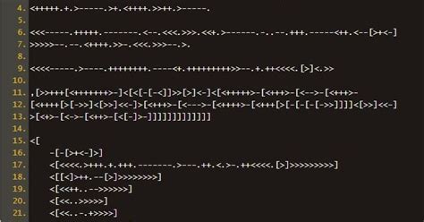 Computer Science Crazy Programming Language Which Is Got Named Brainfuck