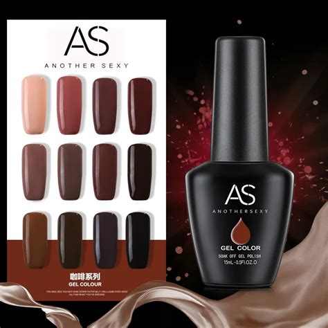 As Another Sexy 12colors 15ml Chocolate Series Nail Gel Polish Soak Off Gel Long Lasting Uv Gel