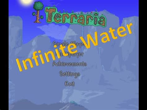 Terraria 1 3 Infinite Water Glitch Youtube
