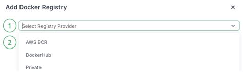 Add Private Docker Registry Jfrog Connect Documentation