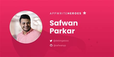 Eldad A Fux On Linkedin Weve Got Another Appwrite Hero 🎉 Learn More About The Appwrite Heroes