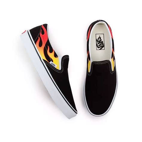 Tênis Vans Slip On Classic Flame Ostore Sneakers