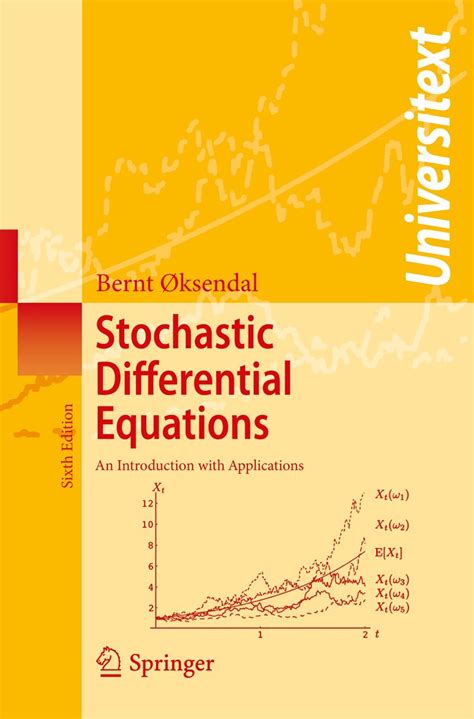 Stochastic Differential Equations An Introduction With Applications Universitext