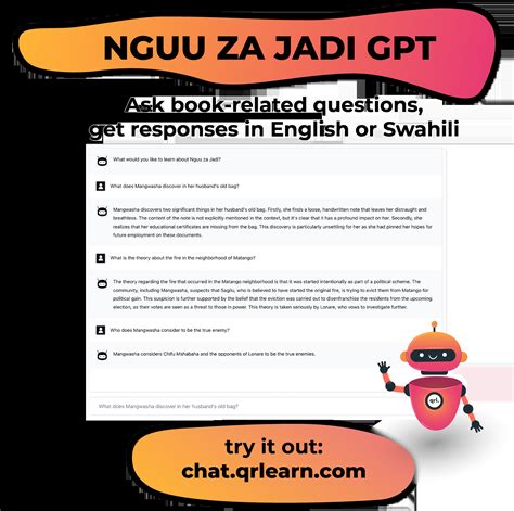 Nguu Za Jadi Summaries — Qrlearn