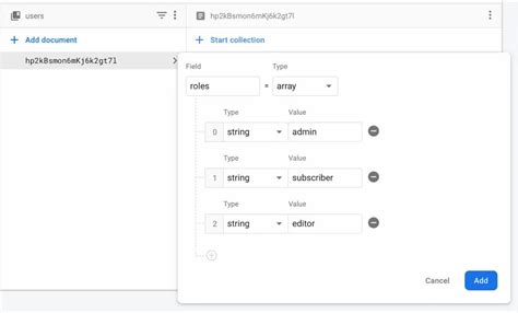Implementing Role Based Access Control In Firestore