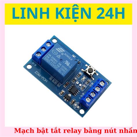 Relay Activation Module By Push Button Relay On Off Circuit With Push Button Relay Circuit