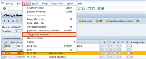 Rework Operation Of Ros Assign To Production Order Sap Community
