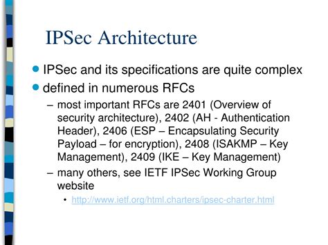 Ppt Ip Security Ipsec Protocol Powerpoint Presentation Free Download Id 9642683