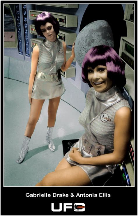 Gabrielle Drake And Antonia Ellis Ufo 1970 Ufo Tv Series Costumes Ufo