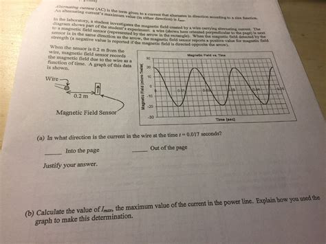 Solved An Current AC Is Given To A Current That Alternates Chegg Com