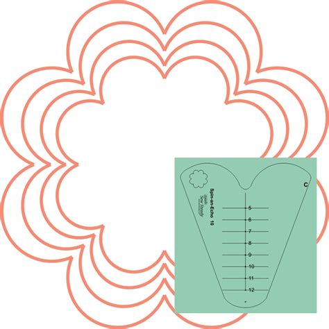 Westalee Design Spin An Echo Template Sew Steady