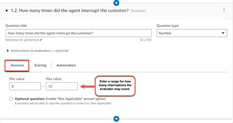 Create An Evaluation Form In Amazon Connect Amazon Connect