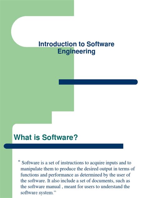 Lec1 Intro To Se Pdf Software Development Process Software