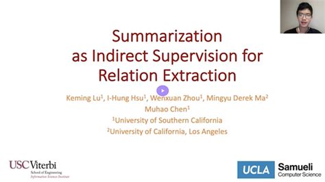 Underline Summarization As Indirect Supervision For Relation Extraction