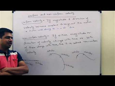 Lecture 02 Rectilinear Motion Uniform Non Uniform