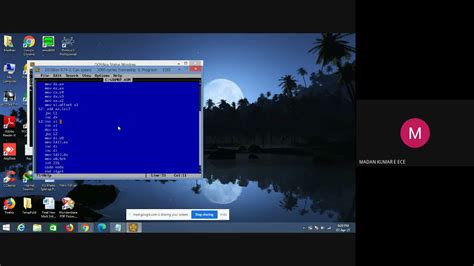 Executing Masm Programs In Dosbox Youtube