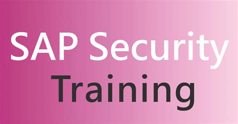 Sap Security Training 30 Off On Sap Security Online Training