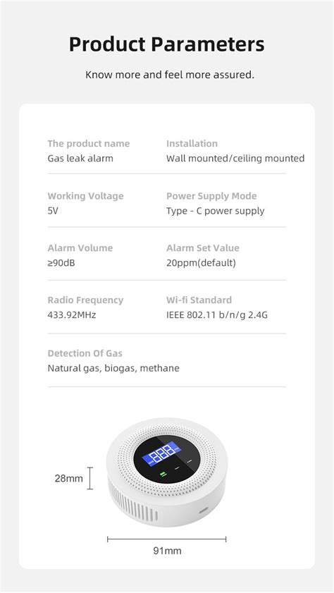 Smart Gas Sensor Gas Sensor With Wireless Mobile Alert