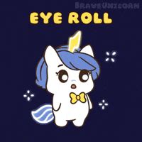 Sarcastic Eye Roll S Find And Share On Giphy